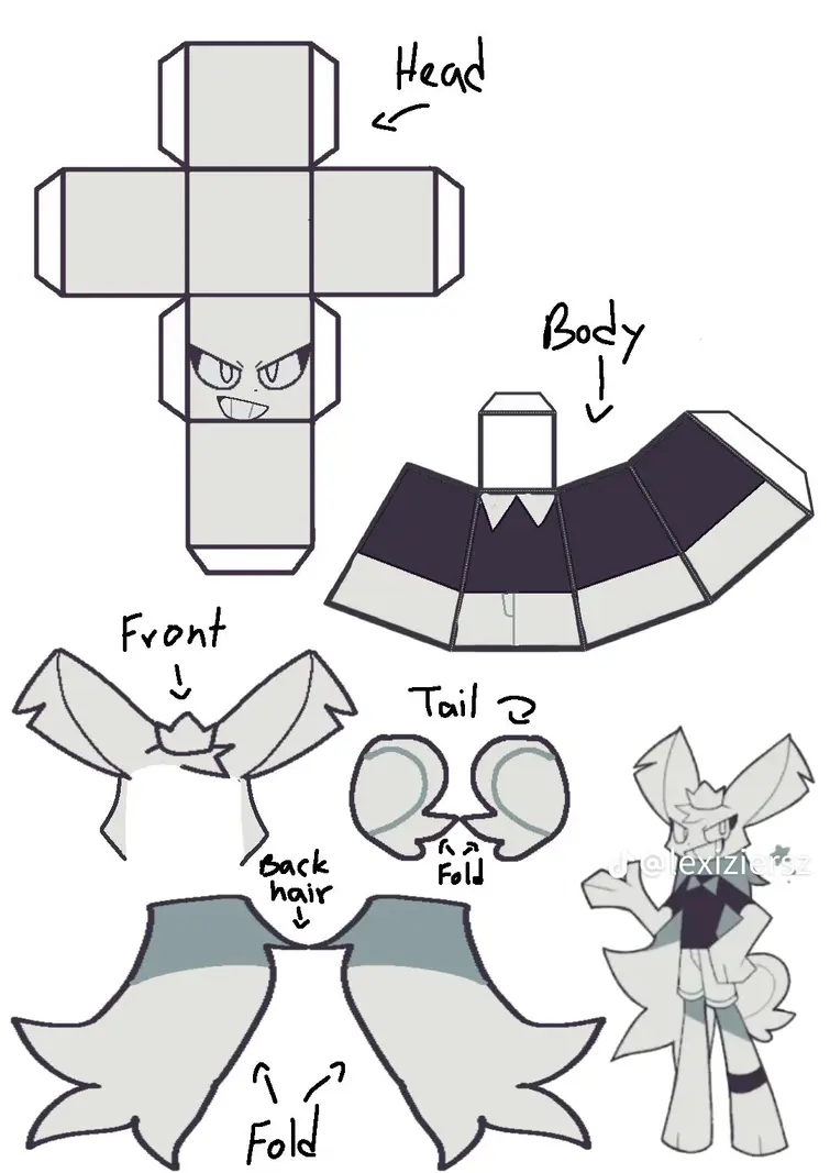 Fde papercraft pt 1 (not by me) | Fandom