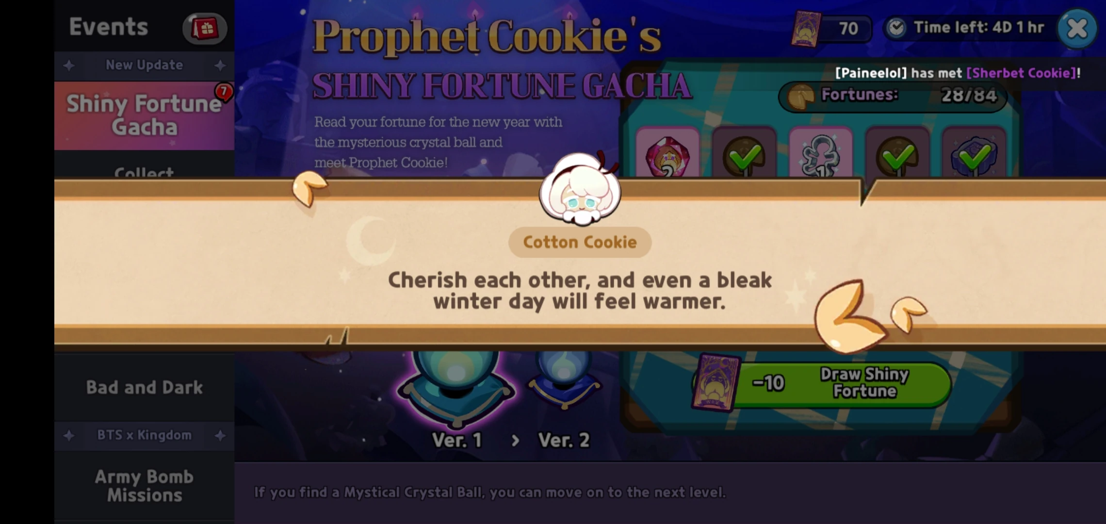 Opinions on the fortune cookie event? | Fandom