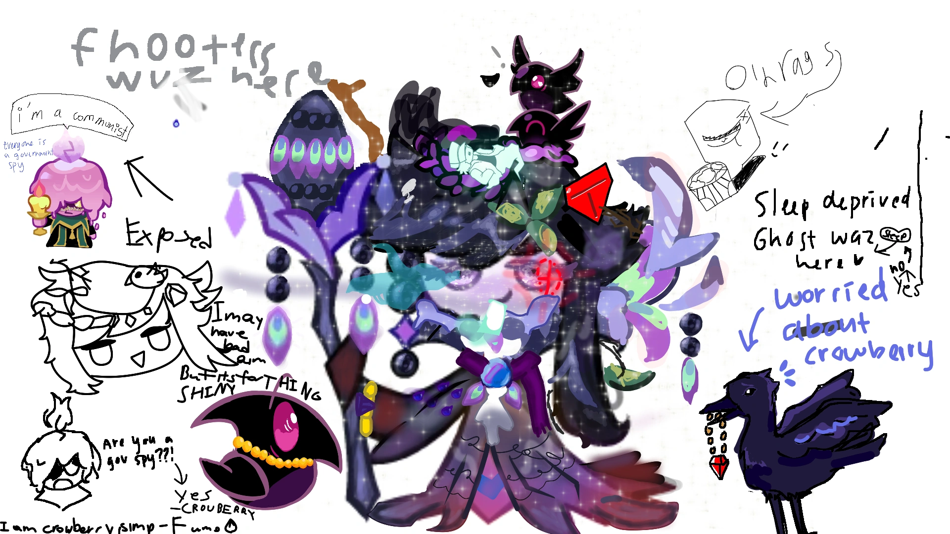 we made crowberry cookie a costume(?) | Fandom