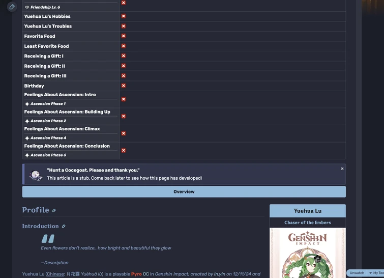 help- I didn't find any source coding for the voice-overs page and uhh.. | Fandom