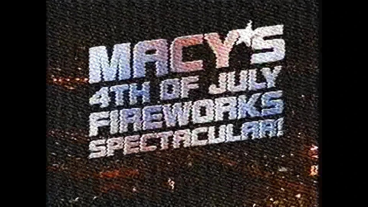 Late Found Media Fridays: 1998 Macy's Fourth of July Fireworks ...