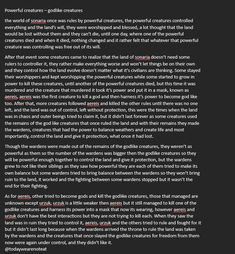 CoS fanmade lore for the wardens | Fandom