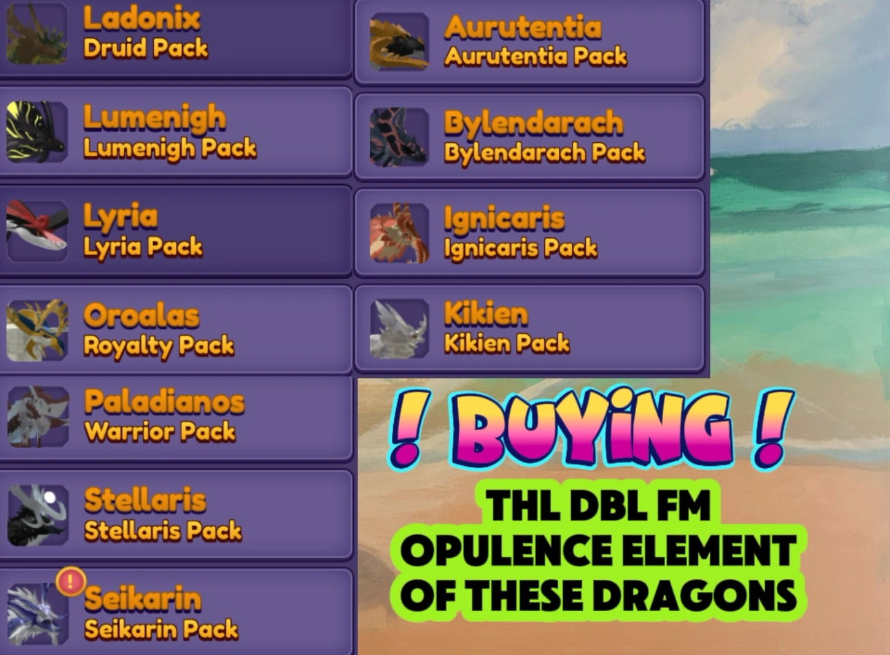 ! BUYING THL DBL FM OPULENCE ELEMENT ! | Fandom