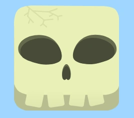 Made designs for a skeleton/skull blook and their variants (spooky pack ...