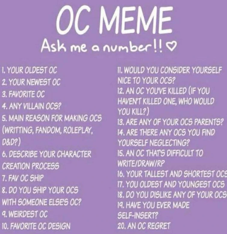 ask me about my ocs PLEASE | Fandom