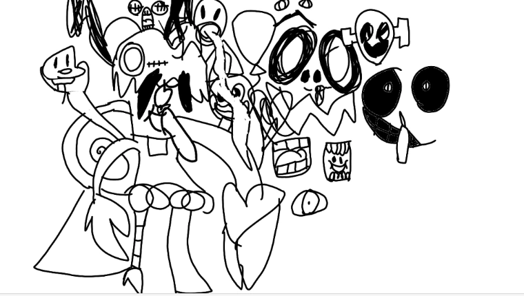 I threw up on digital art and called it a FNF Glitch Remixes! Monster ...