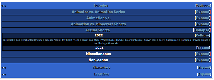 Recoloring Template:Episodes | Fandom