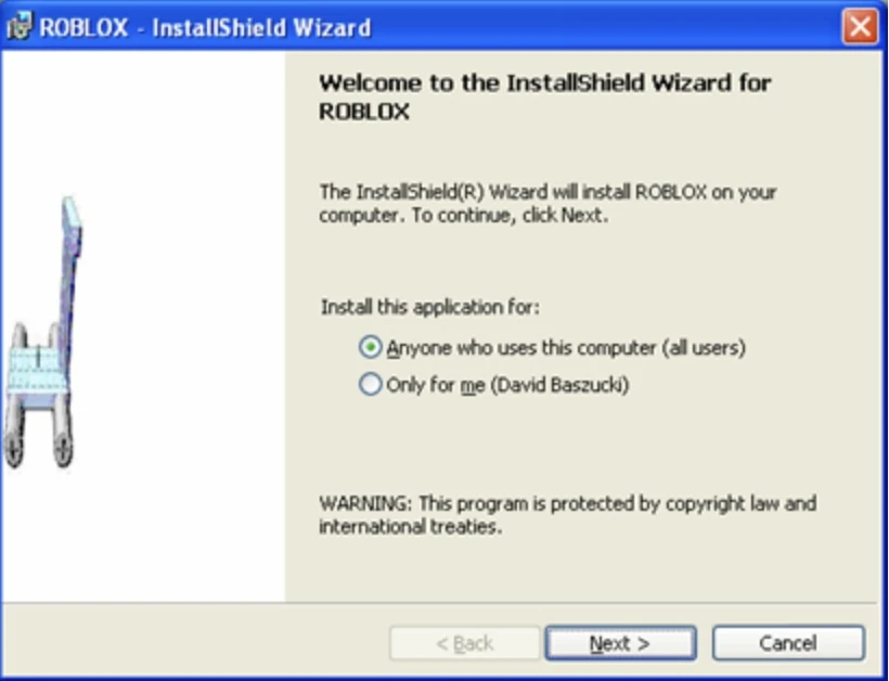 Roblox set up wizard image (2007) | Fandom