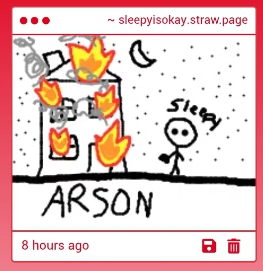 To the person who drew me committing arson: | Fandom
