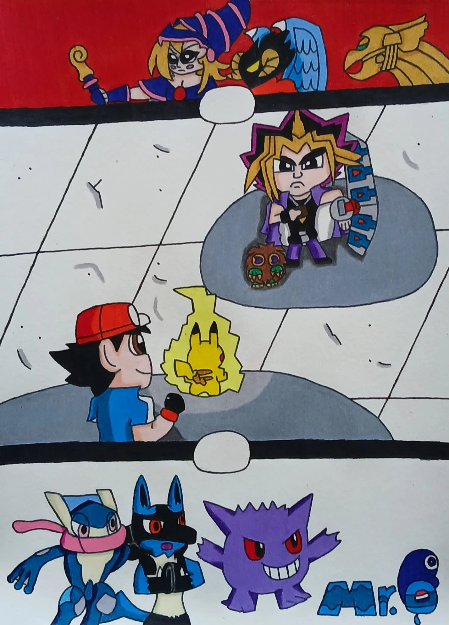 Ash Ketchum vs Yugi Muto Fan Art! By Mr.O! | Fandom