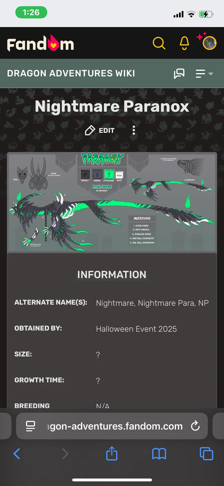 Ik someone will love this nightmare paranox.. | Fandom