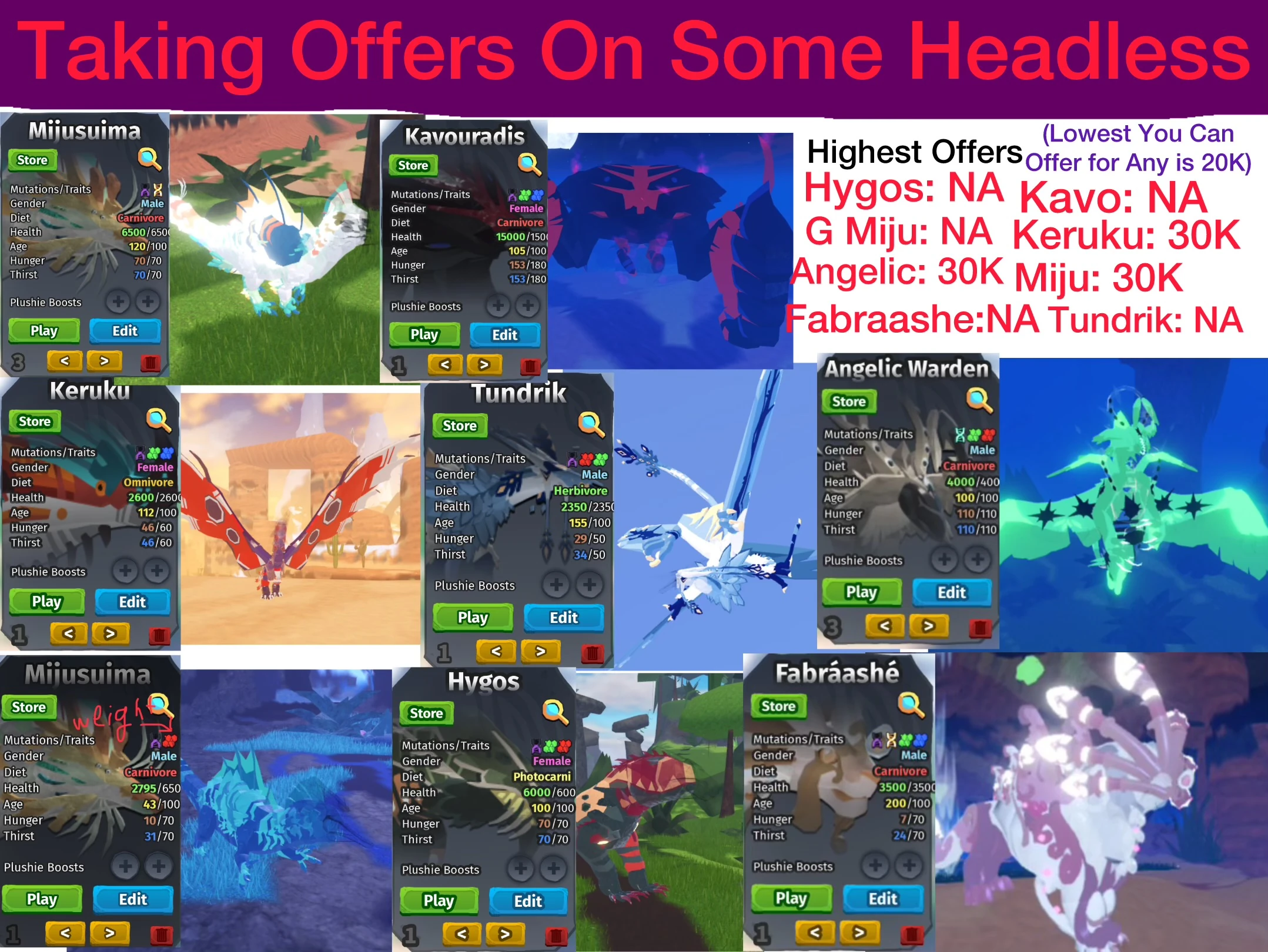 Selling Headless | Fandom