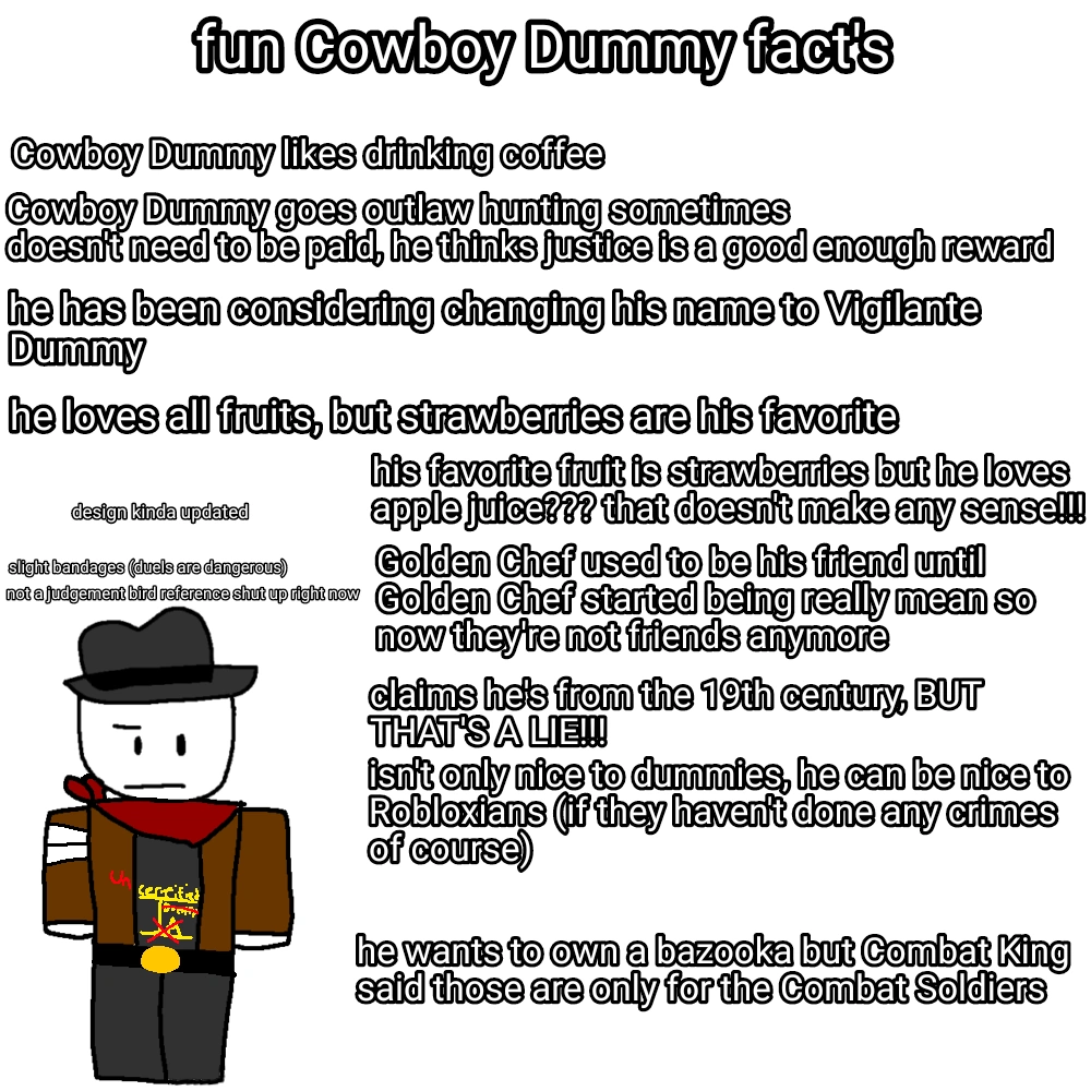 fun cowboy dummy fact | Fandom