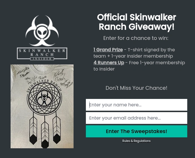 Free Skinwalker Ranch GiveAway! | Fandom