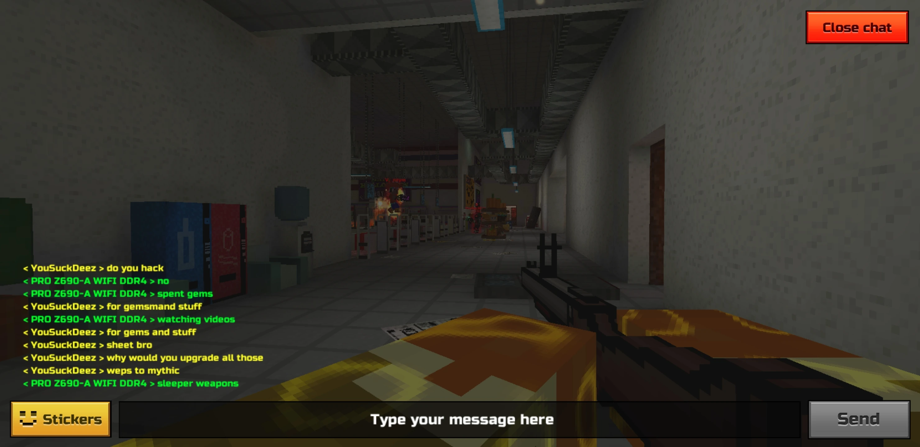 Looks like someone thought I was hacking with Mythical Ranger Rifle and ...