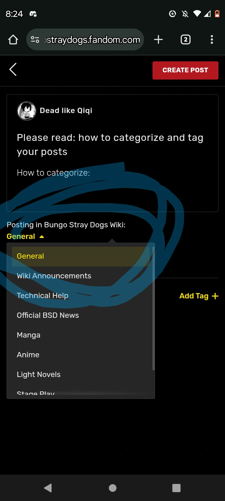 Please read: how to categorize and tag your posts | Fandom