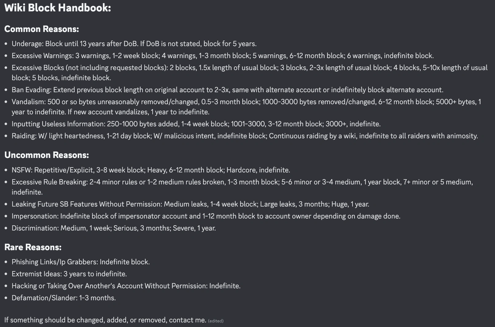 hi, i made this some time ago as an addition to the rules | Fandom