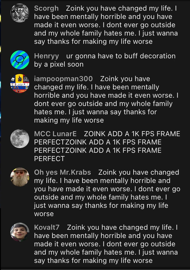 Average Zoink chat | Fandom