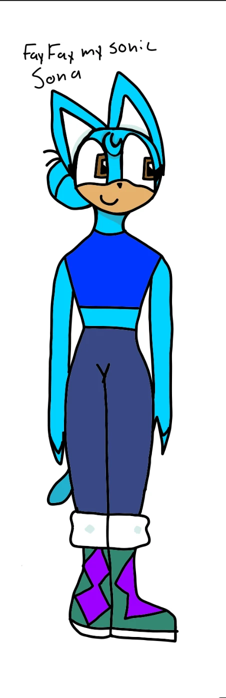 I finally finished my Sonic sona. | Fandom