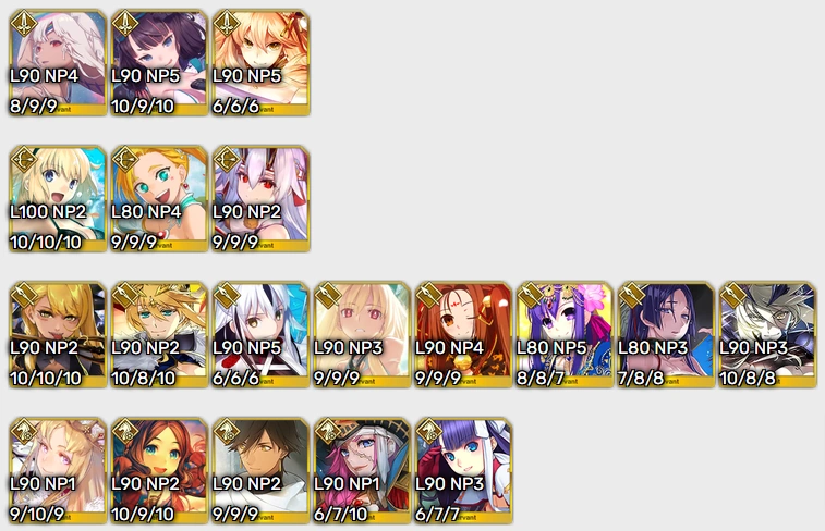 Servant display on profile all messed up? | Fandom