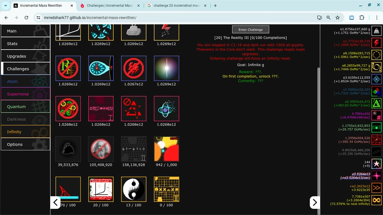Discuss Everything About Incremental Mass Rewritten Wiki | Fandom
