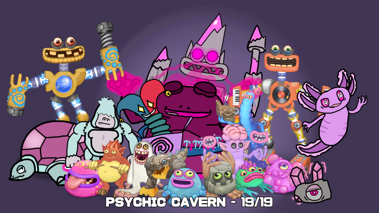 Made my own magical island called Psychic Cavern, thought I’d show the ...