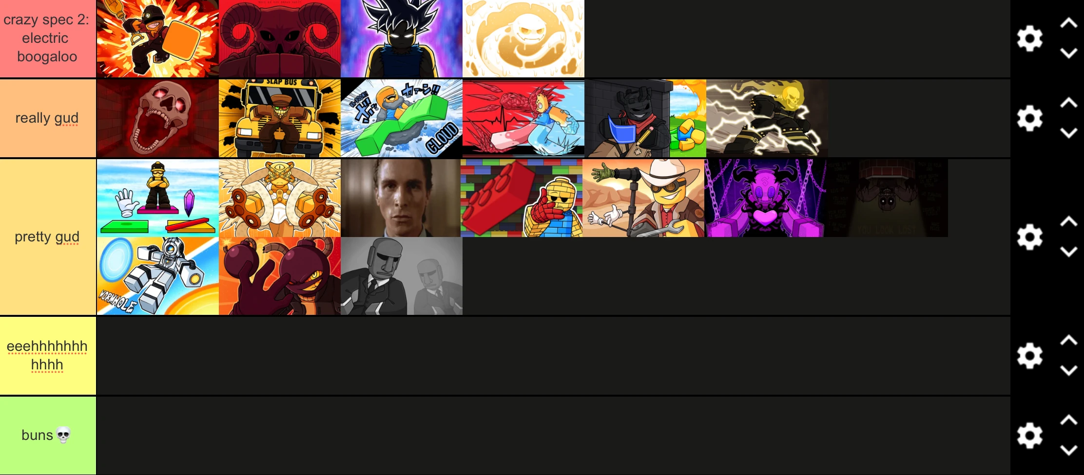 remake of mastery tierlist | Fandom