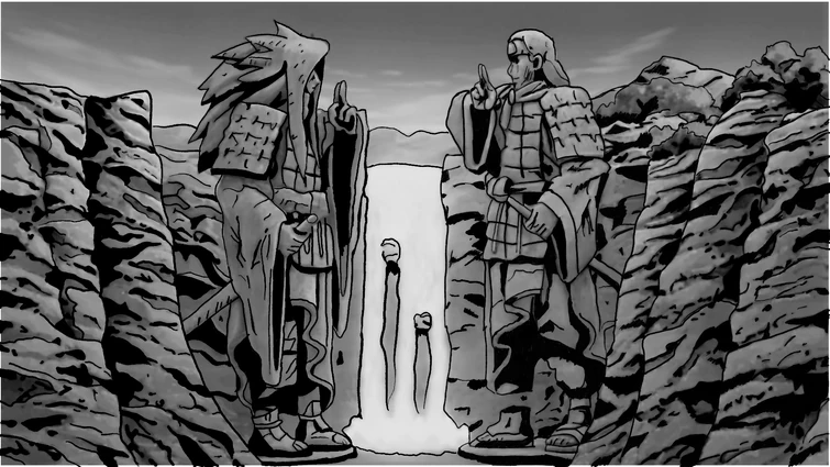 First I drew It, Then Photoshopped it to the real Valley of the End ...