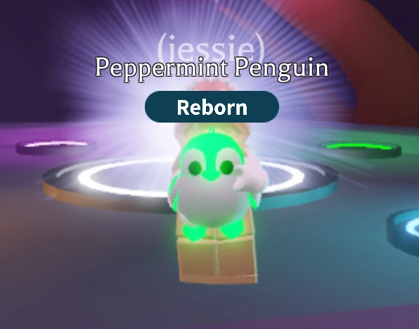 YAY neon peppermint penguin made! | Fandom