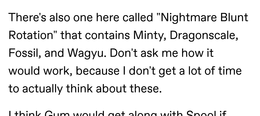nightmare blunt rotation | Fandom
