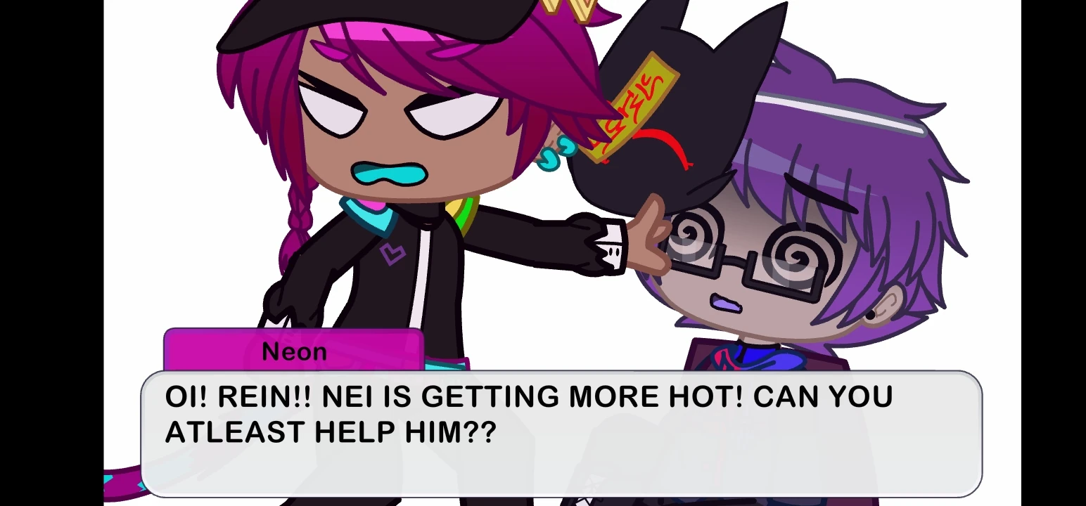 Rein when Neon has an agreement about not annoying Rein for a week be ...