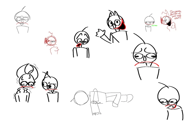 An ft e ash doodle sheet AND a baldi doodle sheet | Fandom