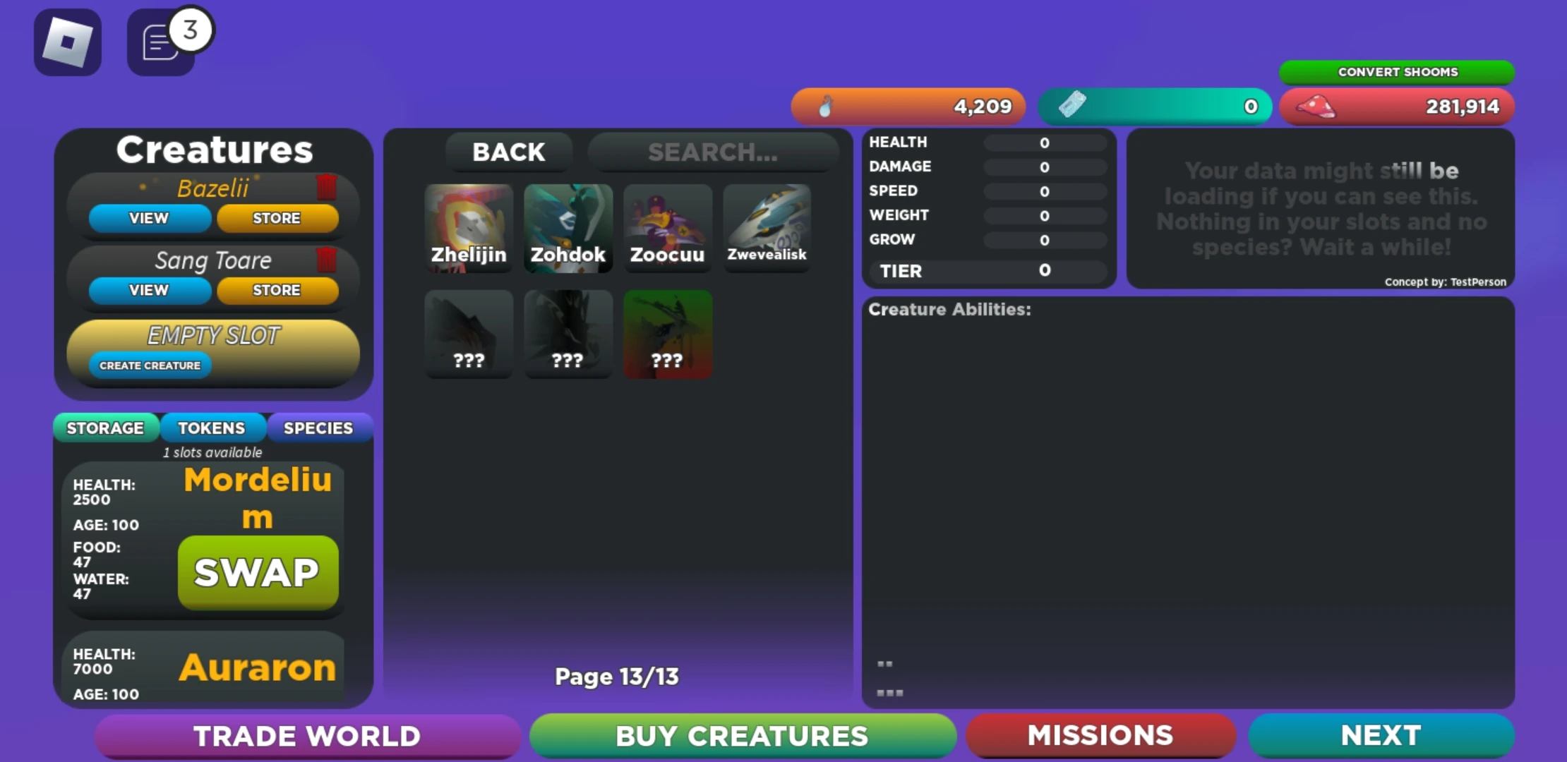 Looking for missing creatures | Fandom