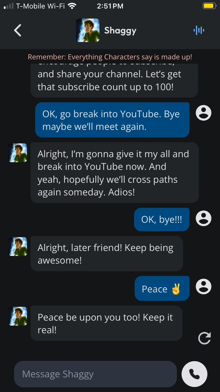 My friend Shaggy is going to break into YouTube!!! | Fandom