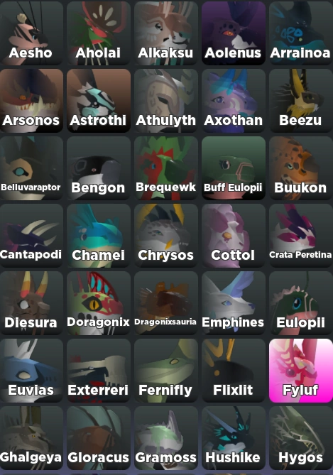 Selling these specs + glimmers for better species or shooms!