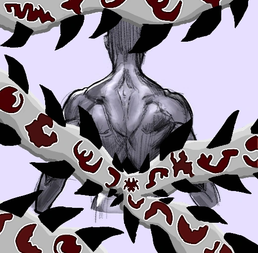 I decided to draw the Worldkiller Kagune, and i think it came out ...