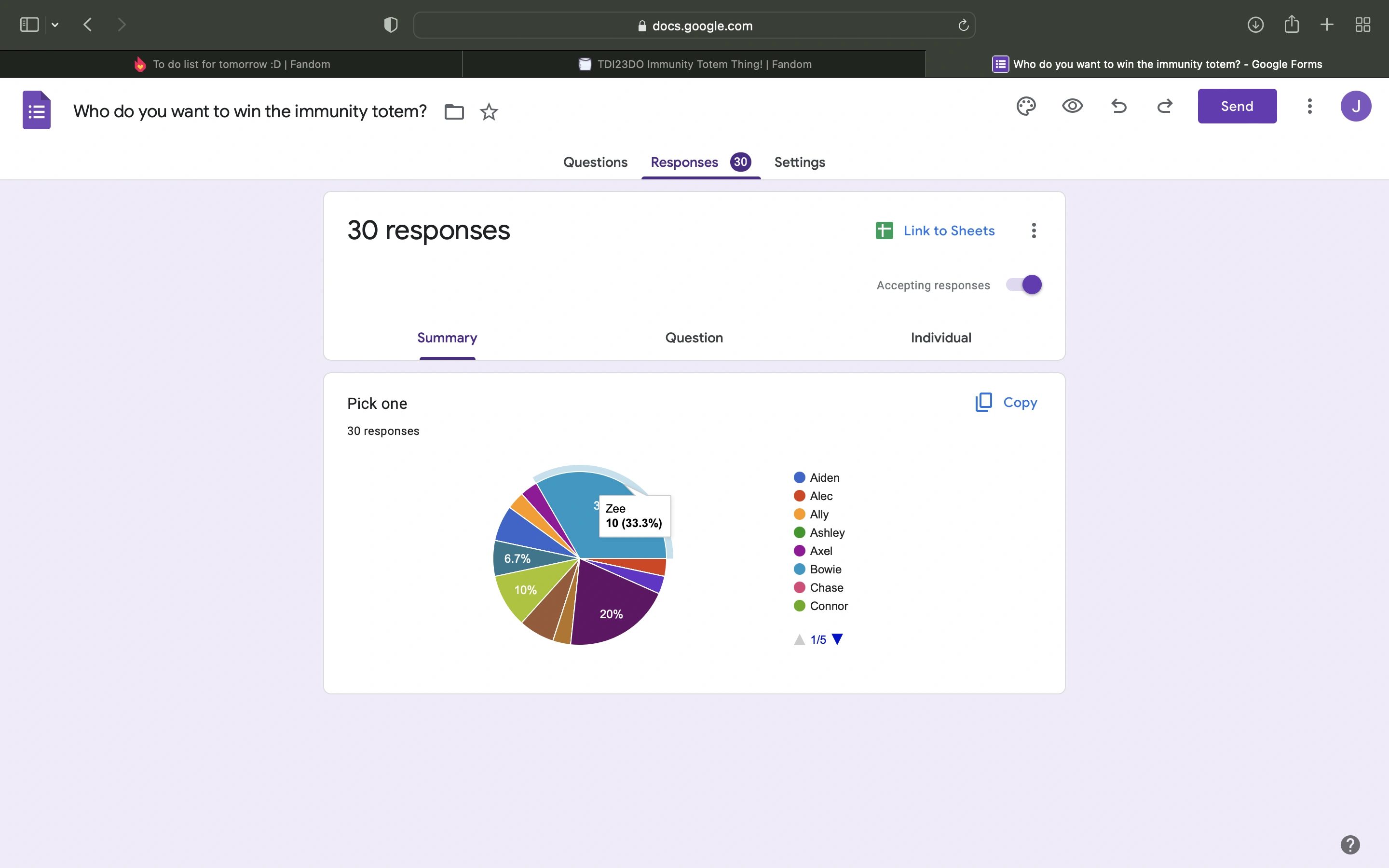 TDI23DO Immunity Totem Results | Fandom