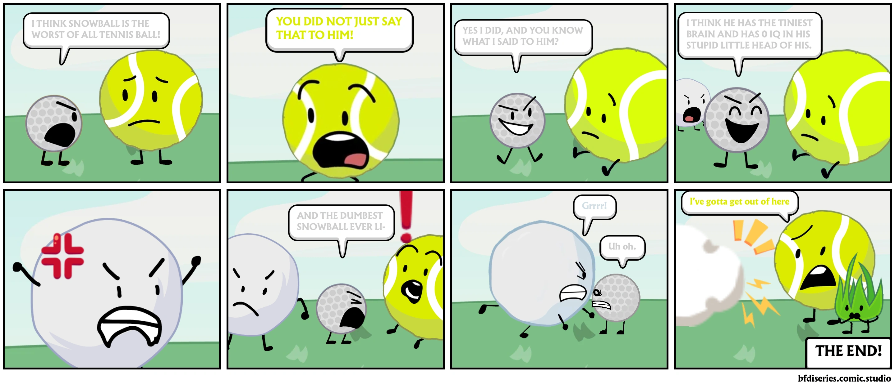 BFDI Comics: Golf Ball’s Rant | Fandom