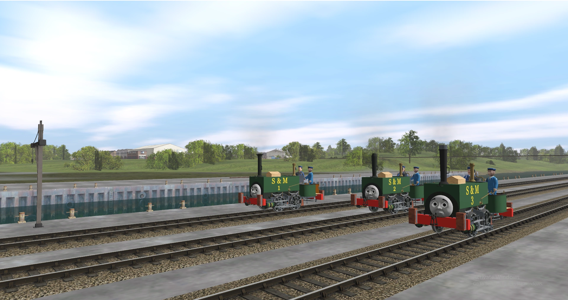 Trainz is actually going great so now I'm going to make an important ...