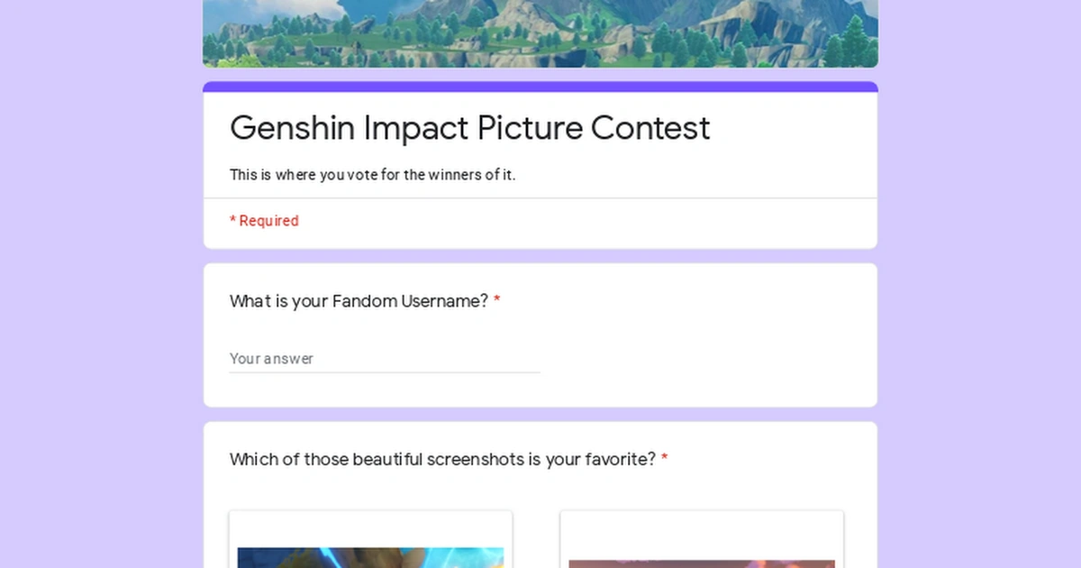Photo Contest Voting! | Fandom