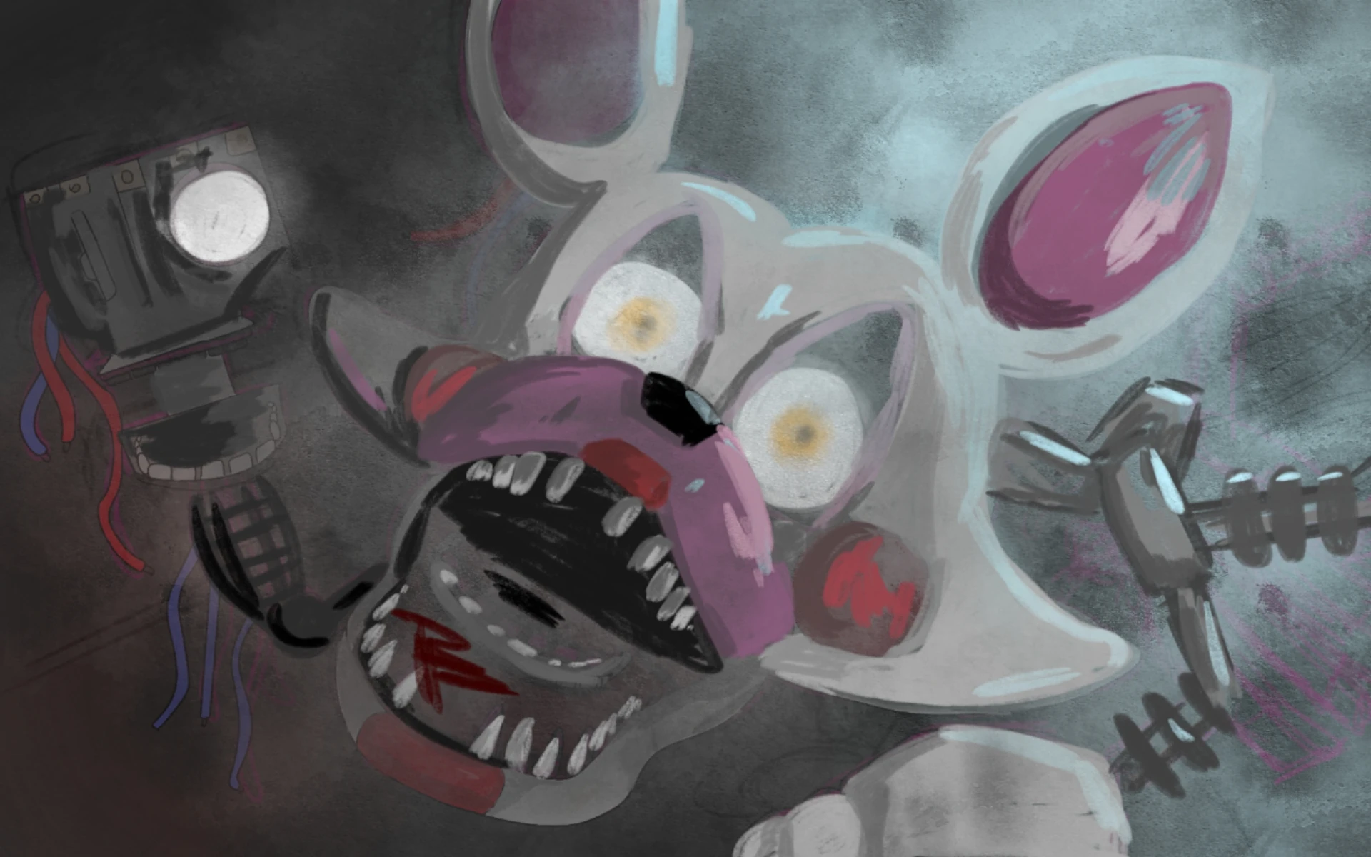 Just wanted to draw Mangle | Fandom