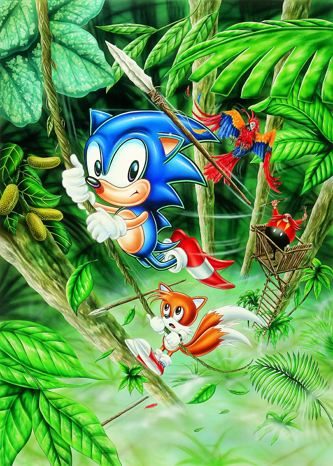 Does Sonic 2 Promotional Artwork Contain Lost Zones Base Off the Time ...