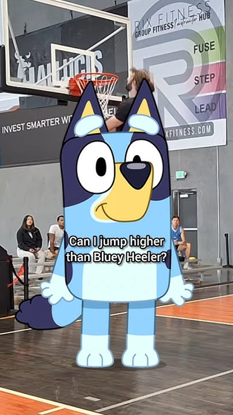I calculated the heights of Bluey characters to make a semi-interesting ...