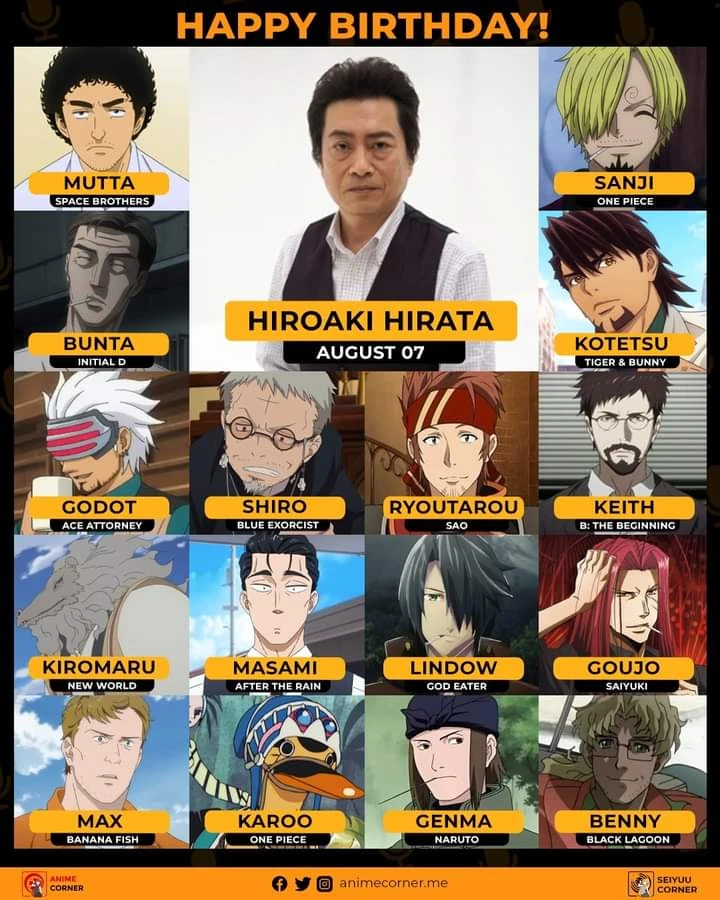 HBD to hiroaki hirata, youji ueda, and misuzu togashi 🥳 | Fandom