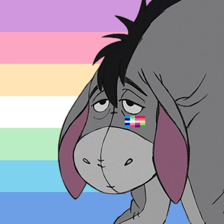 Slightly improved Eeyore pfp | Fandom