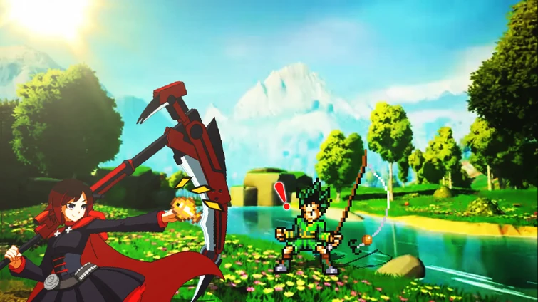 Attempt of Sprite art: Gon Freecss VS Ruby Rose | Fandom