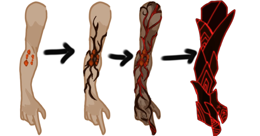 how the lycanwing bites from Dragonslayer works in 4 stages | Fandom