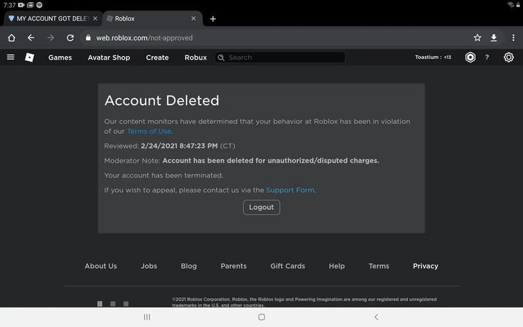 Roblox Sented Me This Message | Fandom
