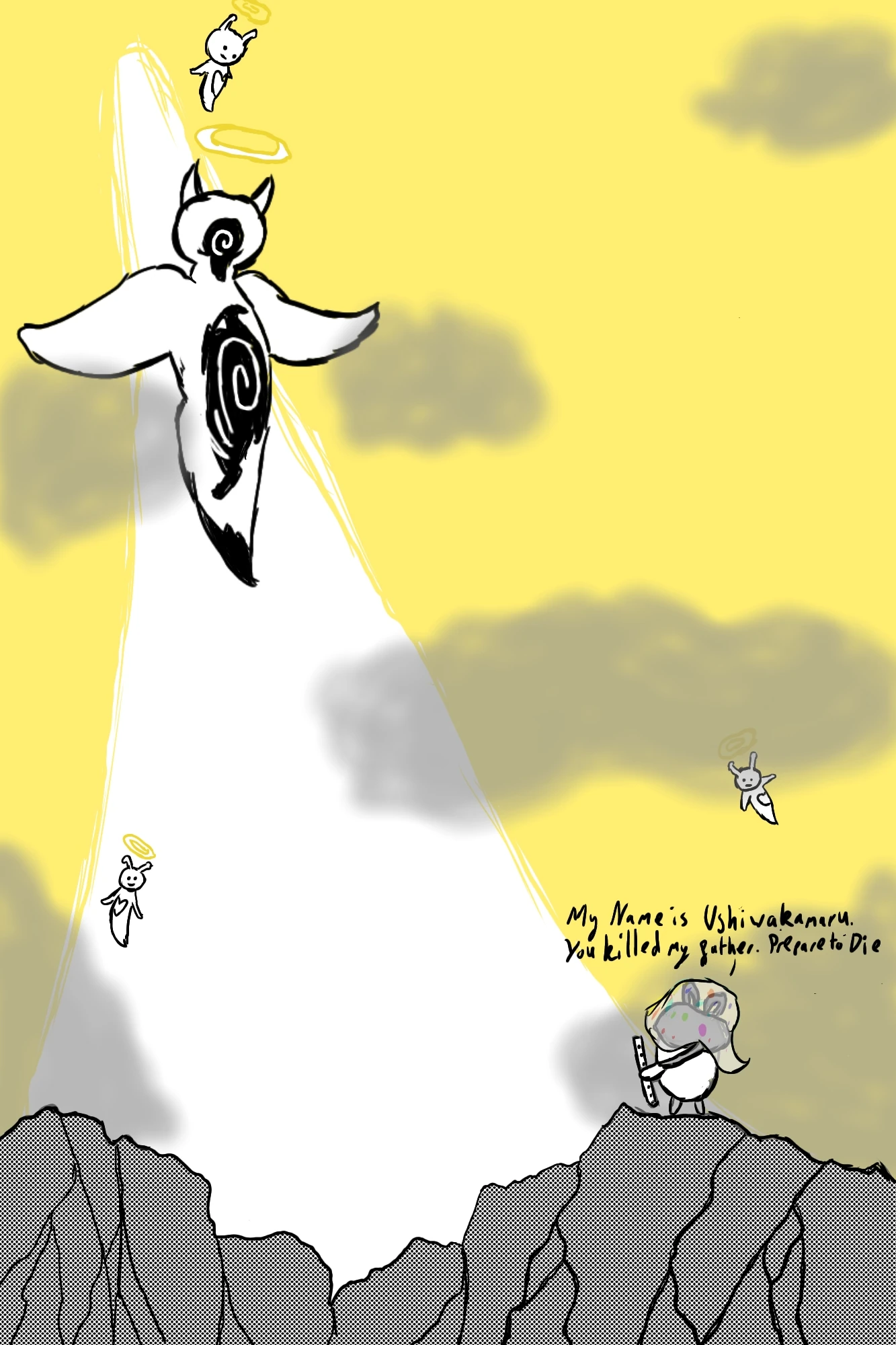 cruel angel clionel drawing i did | Fandom