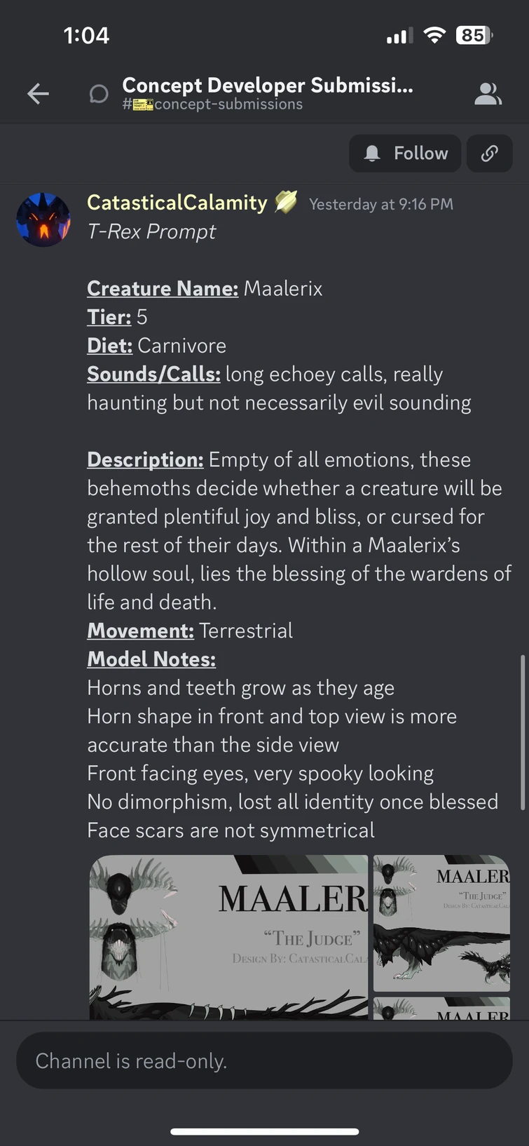 two new unofficial t-rex warden hybrid concepts posted recently | Fandom